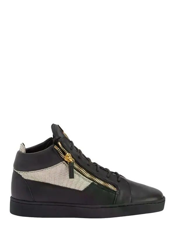 GIUSEPPE ZANOTTI Kriss Leather Sneakers - Black