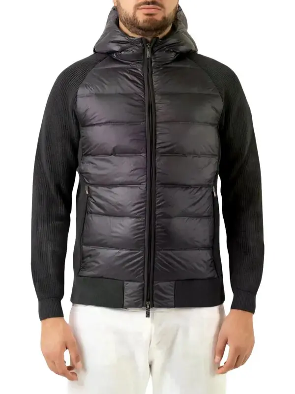 RRD Hooded Quilted Jacket - Black