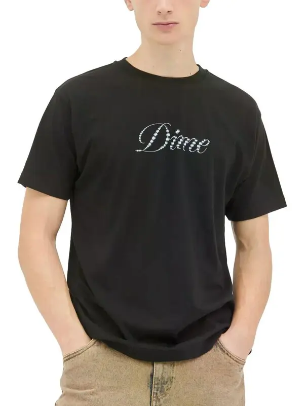 DIME Embellished Crew-neck T-shirt - Black