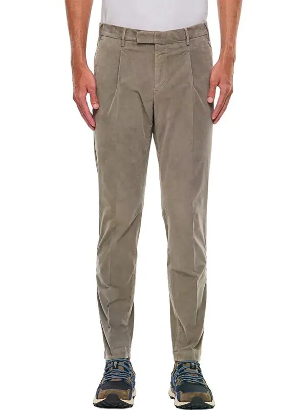 PT TORINO Pleated Regular Trousers - Neutrals