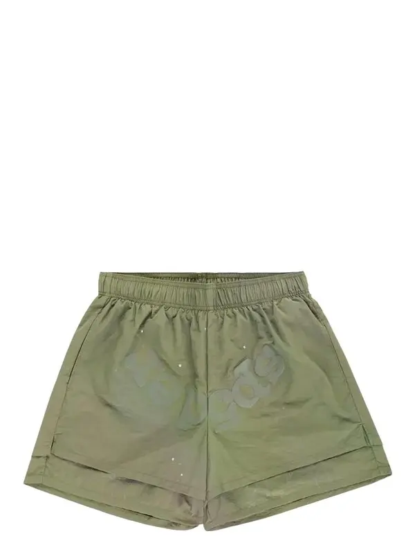 SP5DER Og Web Double-layer Shorts - Green