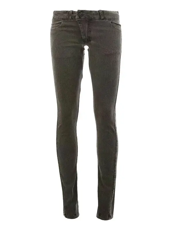 Boris Bidjan Saberi Low-rise Skinny Jeans - Grey