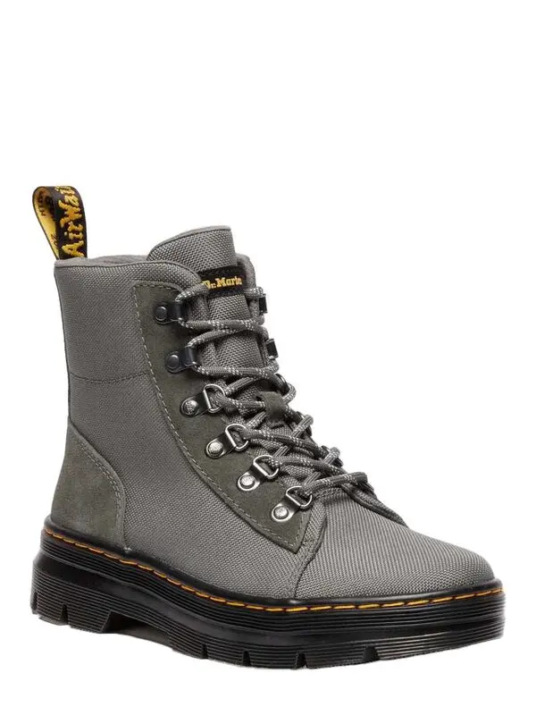Dr. Martens Combs W Suede Utility Boots - Gray