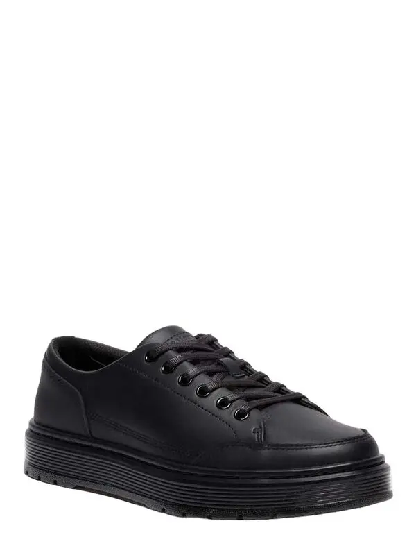 Dr. Martens Brookline 6-eye Leather Shoes - Black