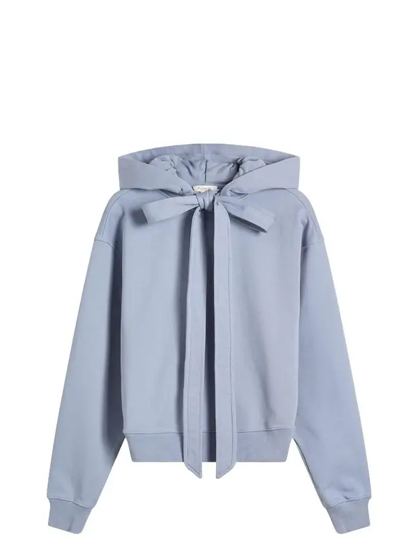 JW Anderson Tied Bow Hoodie - Steel Blue