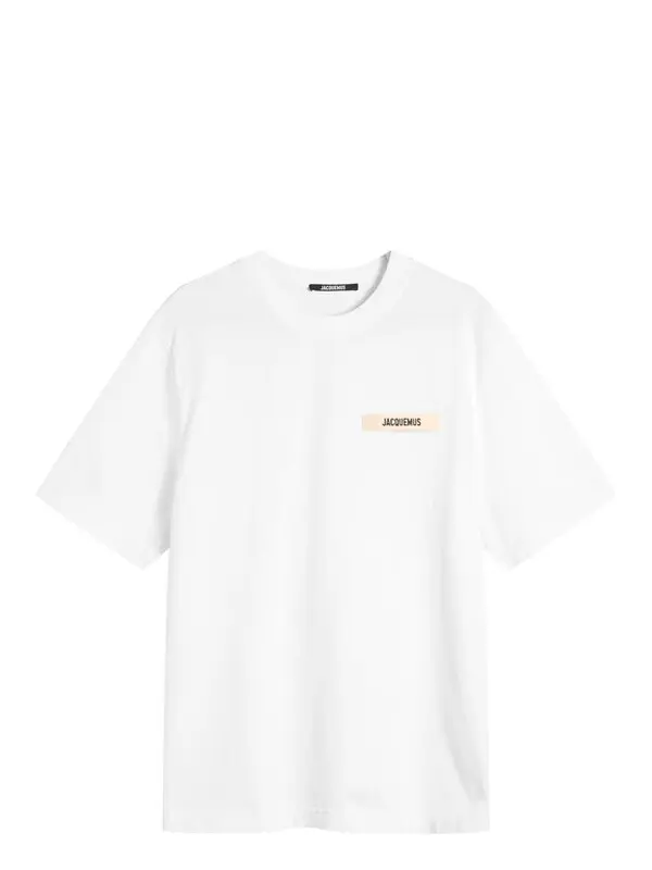 Jacquemus Grosgrain Logo T-shirt - White