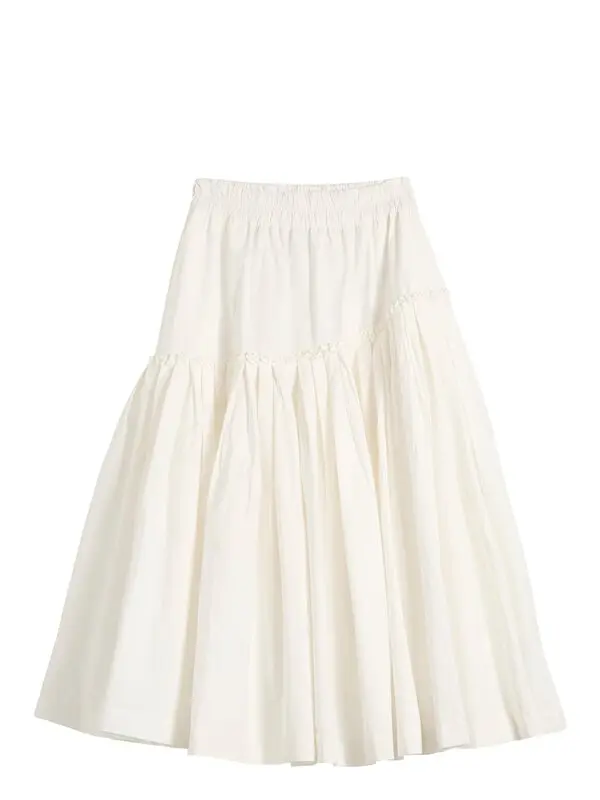 STORY MFG. Pine Organic Cotton Skirt - Ecru