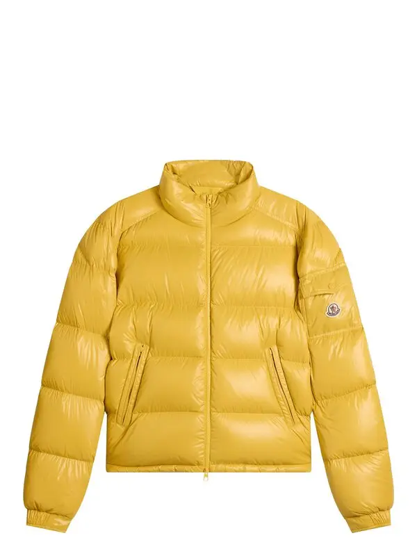 Moncler Levitha Cropped Jacket - Yellow