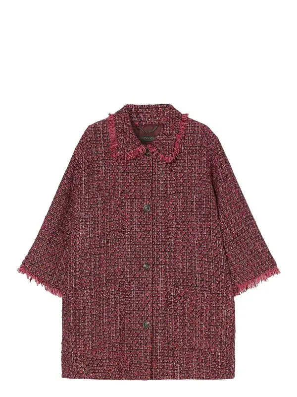 Marina Rinaldi Tweed Jacket - Red