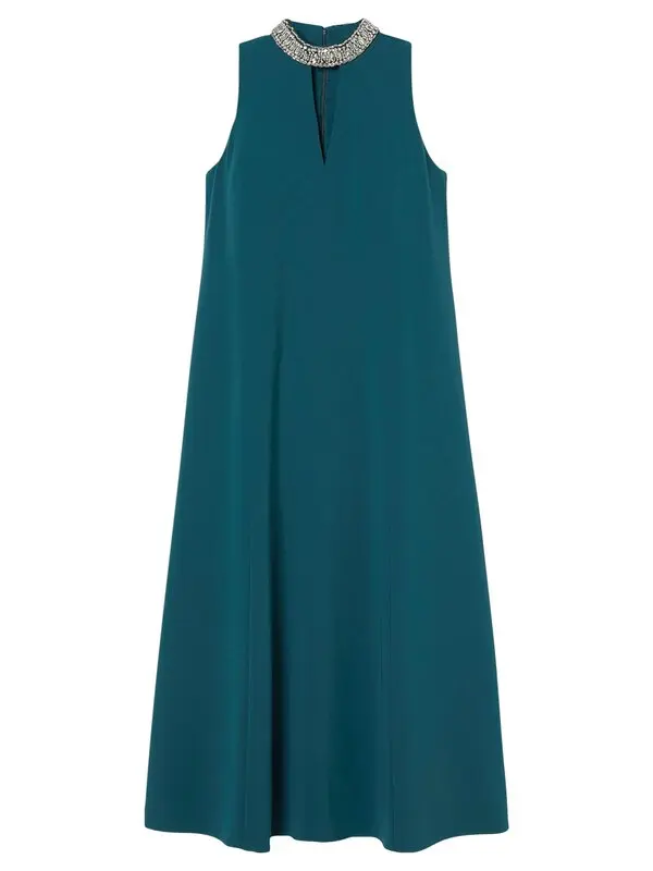 Marina Rinaldi Embellished Arte Maxi Dress - Green