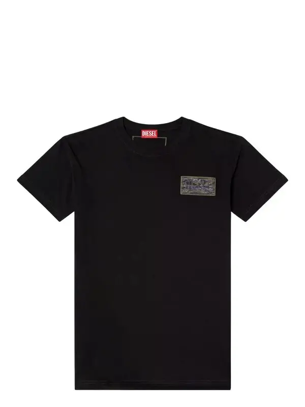 DIESEL® Patch-pocket T-shirt - Black