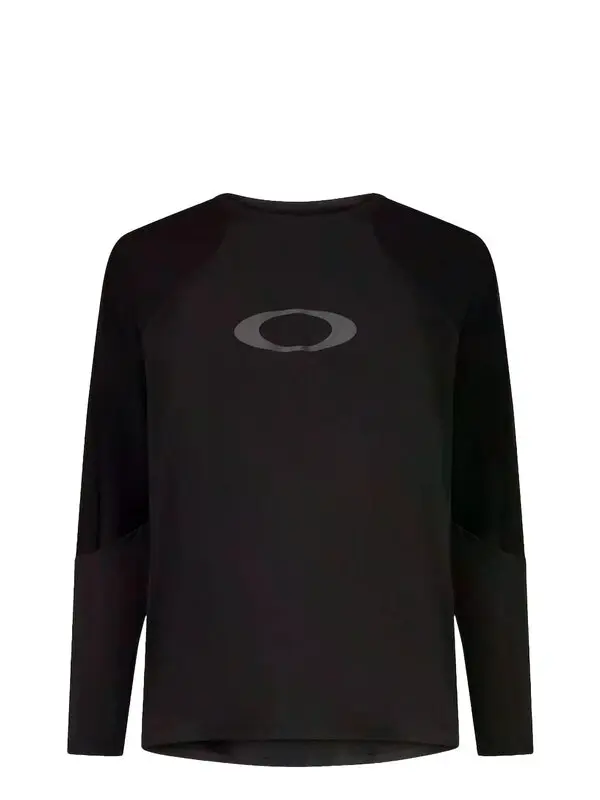 Oakley Long-sleeve T-shirt With Perforated Panel - Brown