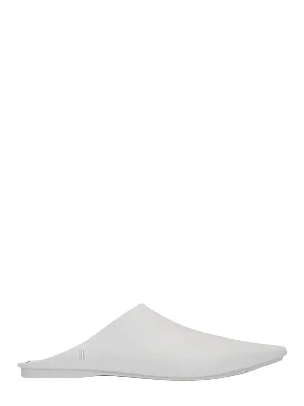 Melissa X Corso Como Logo-print Pointed-toe Mules - White