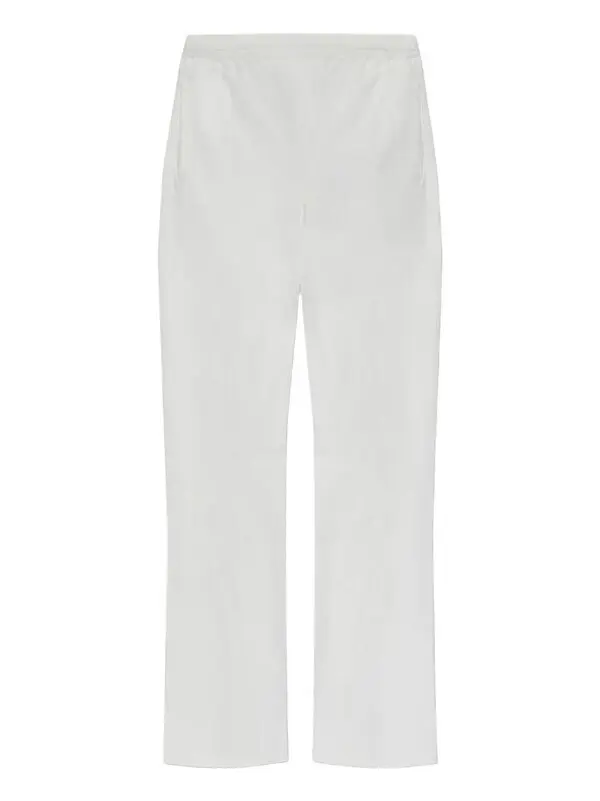 MAISON MARGIELA Elasticated-waistband Cotton Track Pants - White