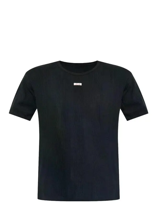 MAISON MARGIELA Ribbed Crew-neck T-shirt - Black