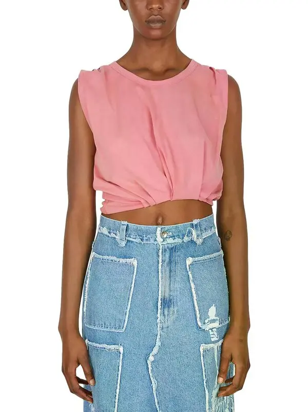LOURDES Crop Top - Pink