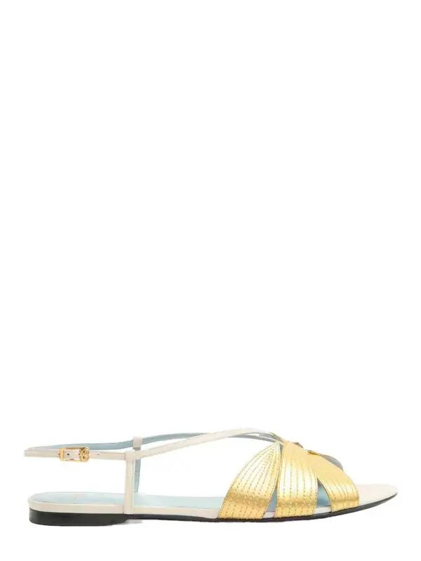 Valentino Garavani Foliefoliage Sandals - Gold