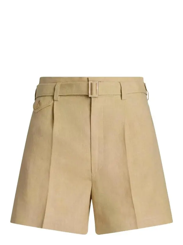Ralph Lauren Belted Tailored Shorts - Brown