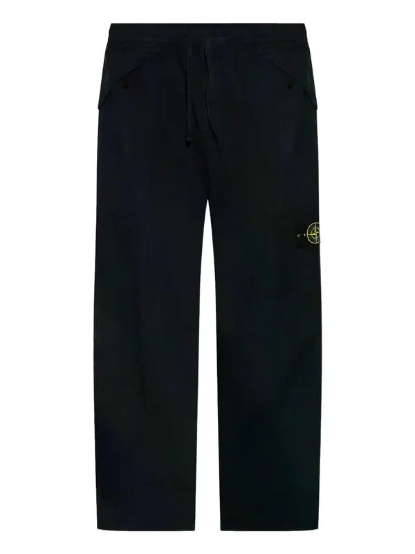 Stone Island Compass Badge Cargo Pants - Black
