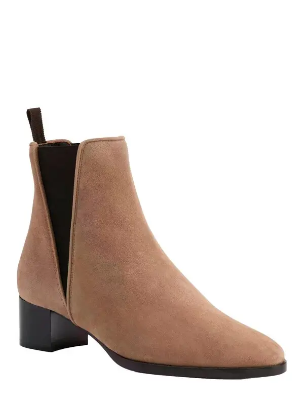 GIUSEPPE ZANOTTI Judy Elastic-panel Suede Boots - Brown