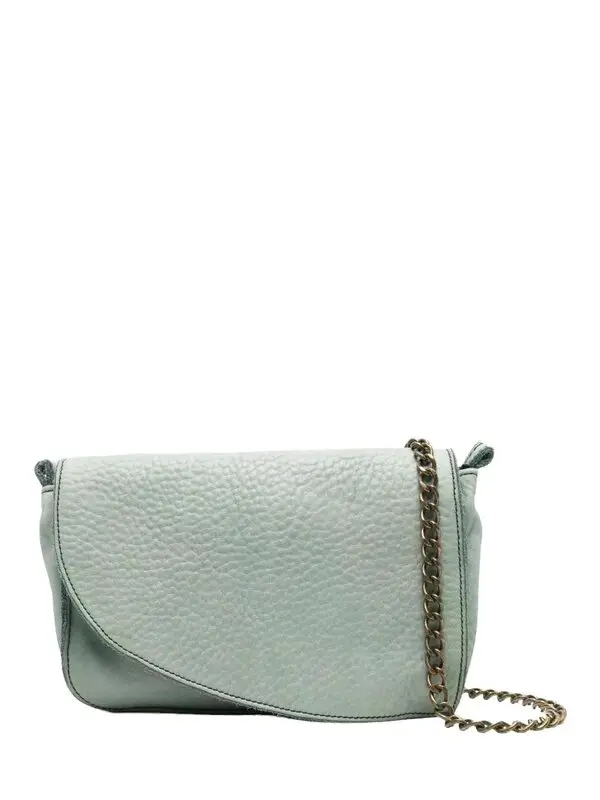 MIALUIS Leather Chain-strap Cross Body Bag - Green