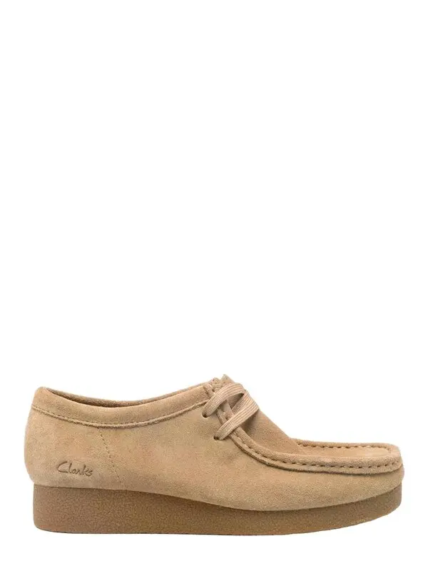Clarks Wallabee Suede Derby Shoes - Neutrals