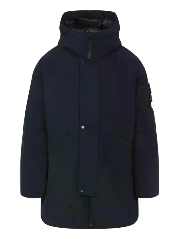 Stone Island Micro-twill Primaloft Coat - Blue