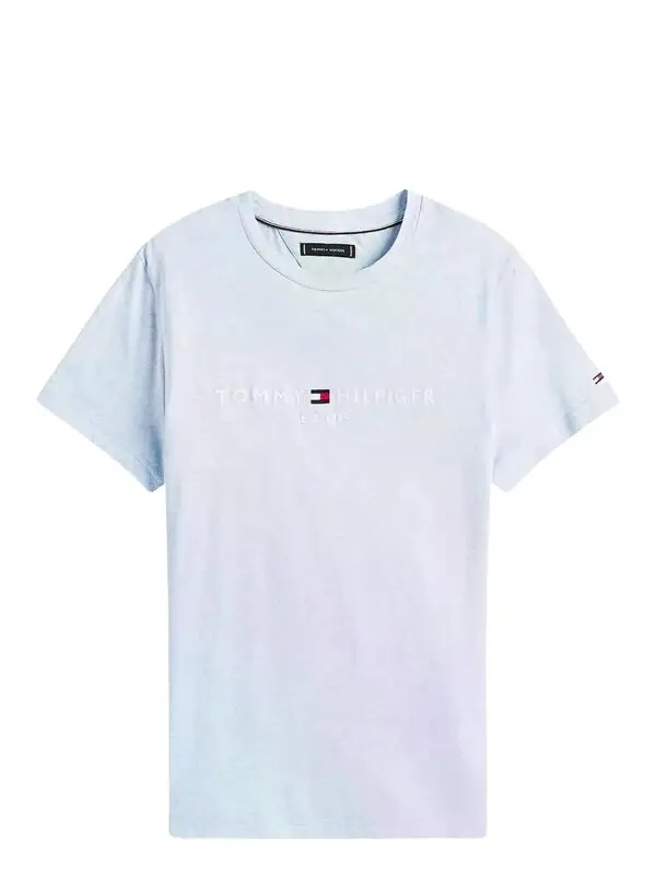 Tommy Hilfiger Embroidered Logo T-shirt - Blue