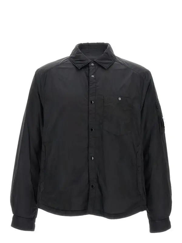 C.P. COMPANY Button-fastening Pocket Overshirt - Black