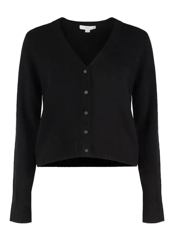 Vince Knitted Cardigan - Black