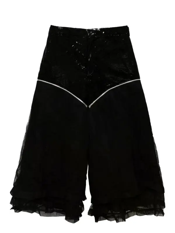 Comme Des Garçons Wide-leg Trousers - Black