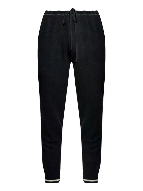 MAISON MARGIELA Side-zip Wool Trousers - Black