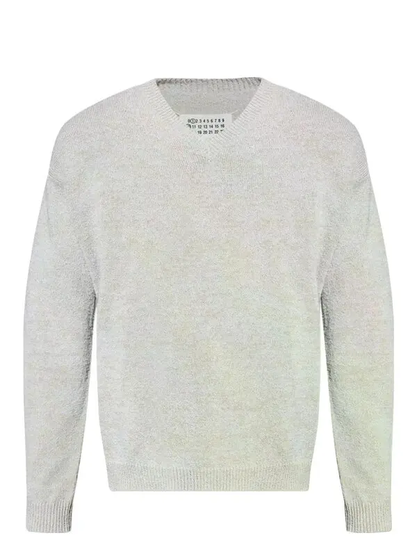 MAISON MARGIELA V-neck Sweater - Grey