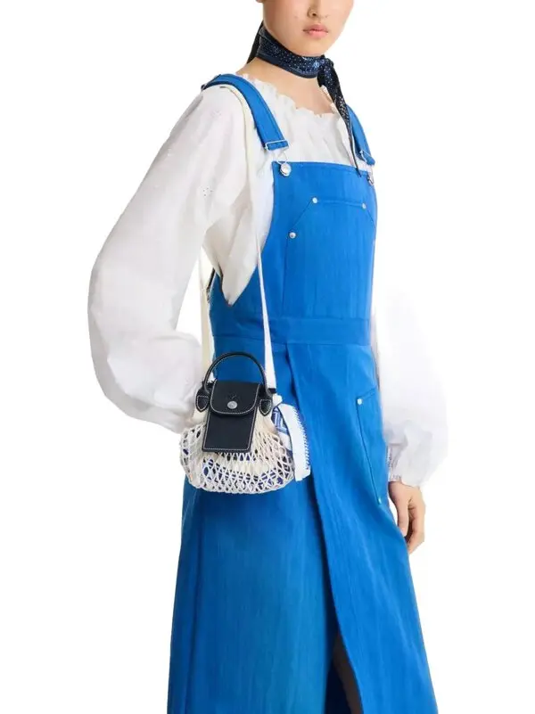 Longchamp Le Pliage Mesh Mini Bag - Blue