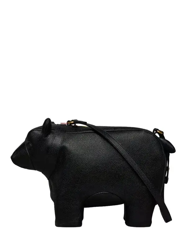 Thom Browne Bear-motif Shoulder Bag - Black