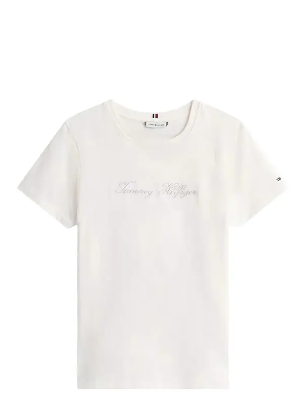 Tommy Hilfiger Logo-detail T-shirt - White