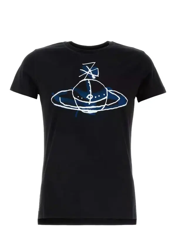 VIVIENNE WESTWOOD Classic Cotton T-shirt - Black