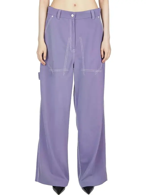 Stella McCartney Straight-leg Trousers - Purple