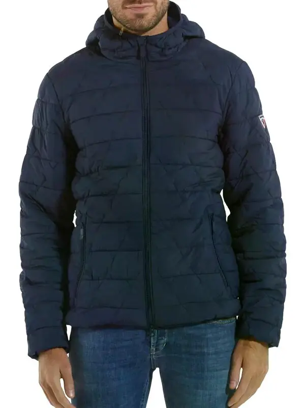 Rossignol Quilted Hooded Jacket - Blue