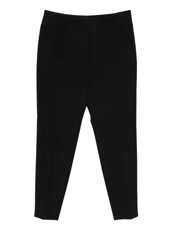 Peserico Pocketed Straight Trousers - Black