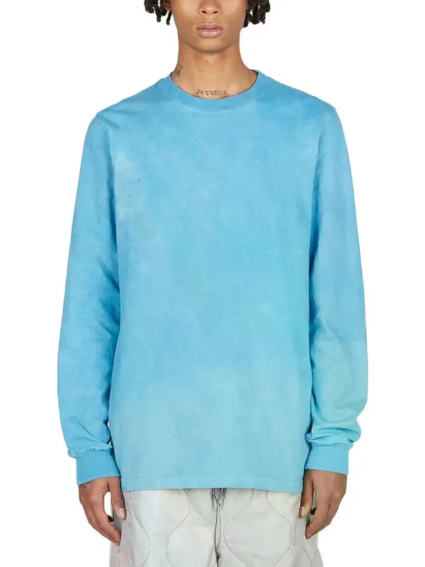 NOTSONORMAL Washed Long-sleeve T-shirt - Blue