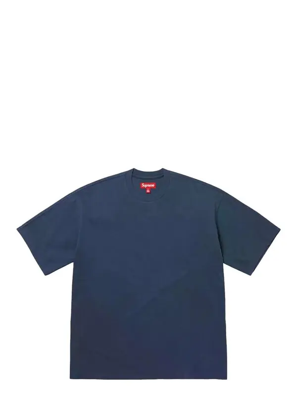 Supreme Intarsia Ss 25 Navy T-shirt - Blue