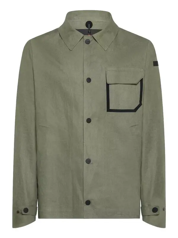 RRD Patch-pocket Button-front Jacket - Green