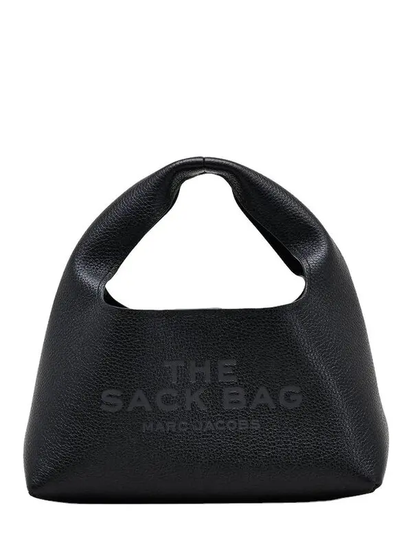 Marc Jacobs Leather Hobo Bag - Black