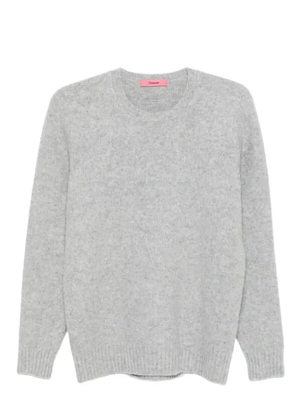 DRUMOHR Crewneck Lambswool Sweater - Grey
