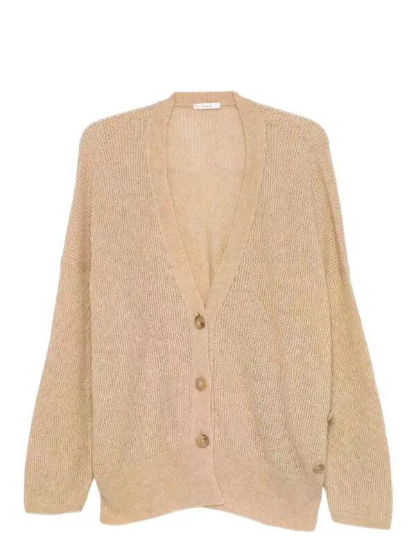 HAIKURE Ribbed Knit Cardigan - Neutrals