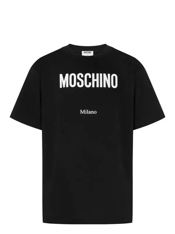 Moschino Logo-print T-shirt - Black