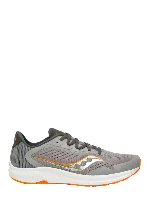 Saucony Freedom 4 Alloy/vizi Orange Sneakers - Grey