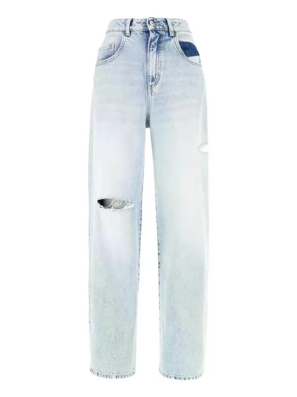 ICON DENIM LOS ANGELES Poppy Distressed Jeans - Blue