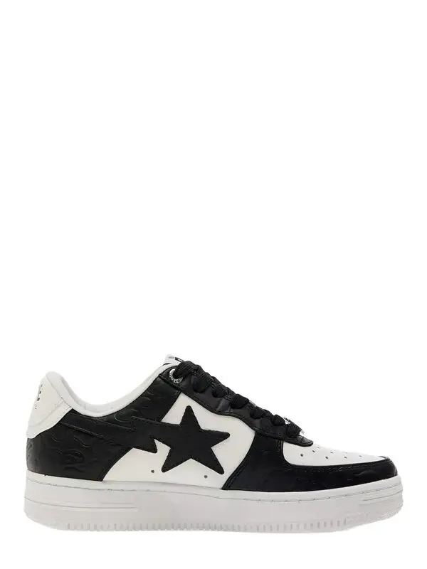 A BATHING APE Sta 4l Star-embellished Camo Sneakers - Black